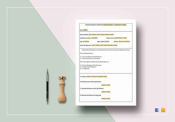 17+ Sample HR Application Forms & Templates - PDF, DOC