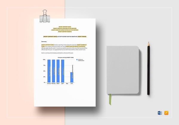 19+ Sales Activity Report Templates - Word, Excel, PDF, Google Docs ...