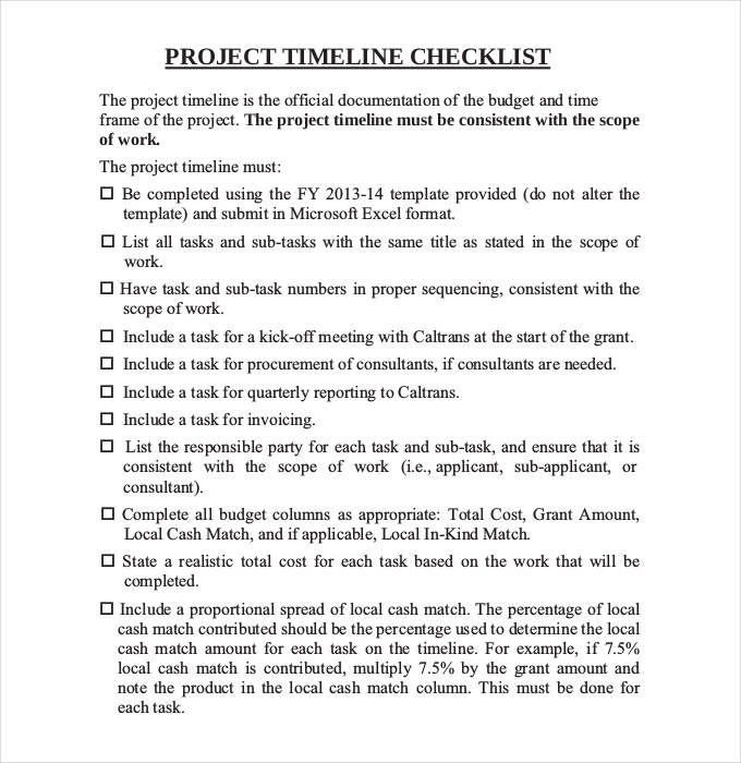 Project Timeline Template 25 Free Word PPT Format Download 