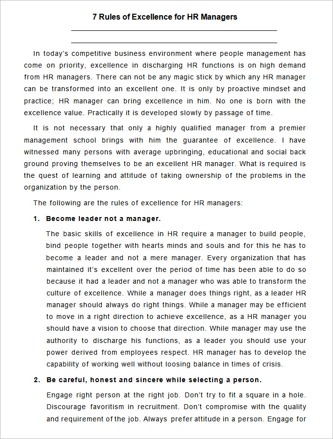 21+ HR Rules & Regulations - Samples & Examples