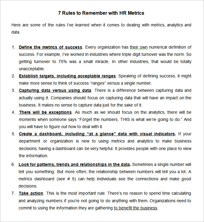 21+ HR Rules & Regulations - Samples & Examples