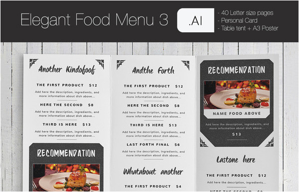 Menu Card 58 Free Templates In Word PSD PDF EPS InDesign Format 