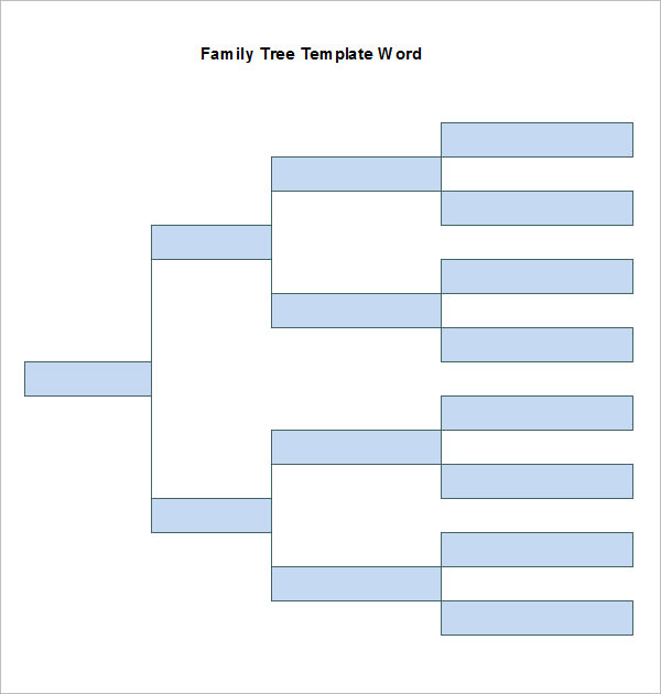 MS Word Family Tree Template