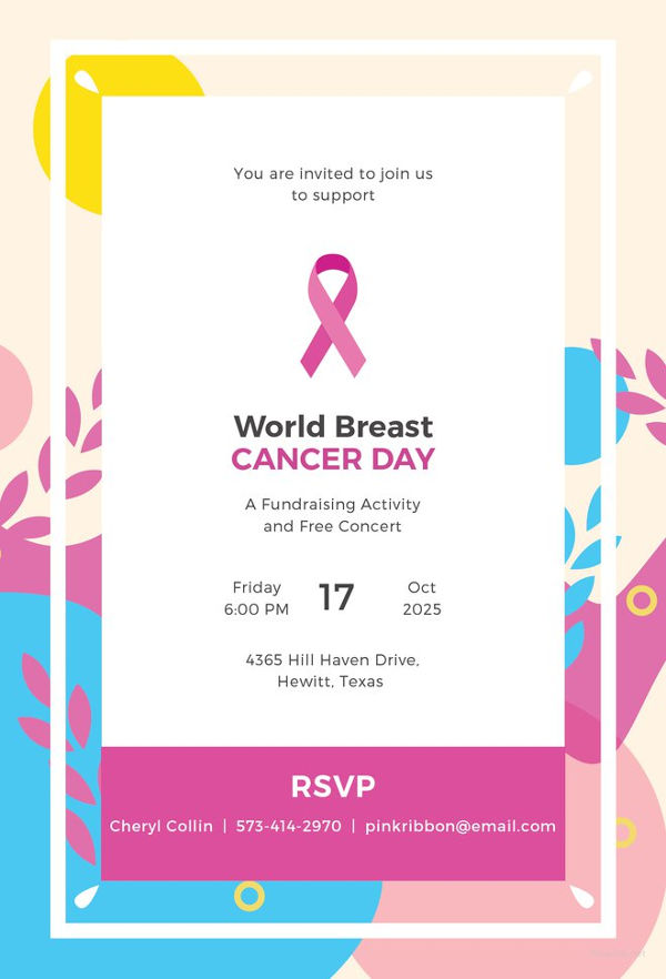16 Fundraiser Invitation Templates Free PSD Vector EPS AI Format 