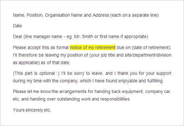 39+ FREE Notice Period Letter Templates - PDF, DOC