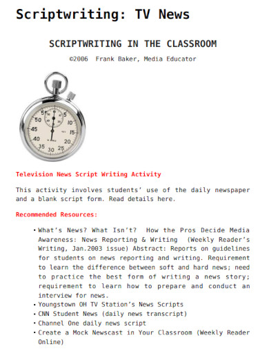 Free 14+ Script Writing Templates - DOC, PDF