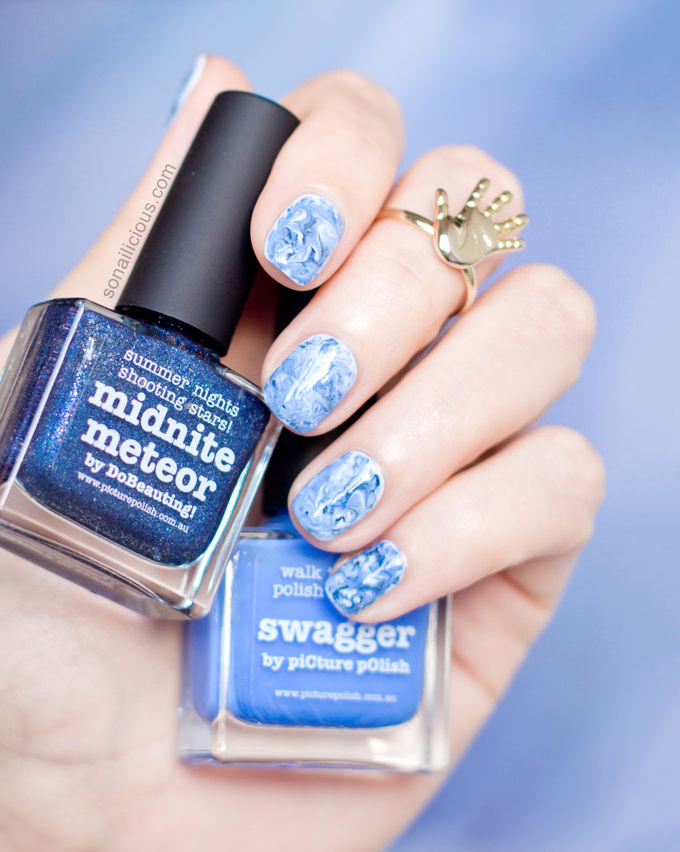 25+ Blue Nail Art Designs & Ideas