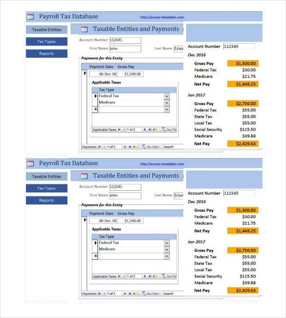 22+ Free Access Database Template