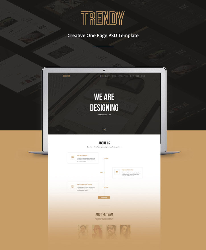 59+ Free PSD Website Templates