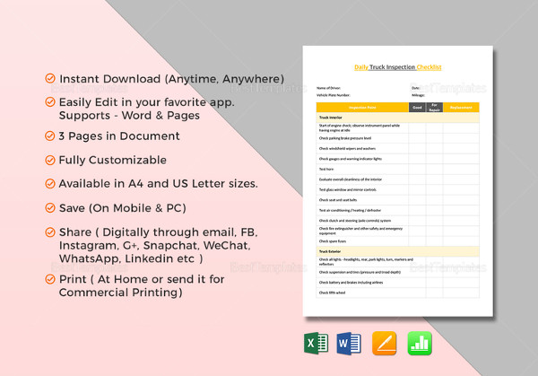 32+ Maintenance Checklist Templates - Word, PDF, Google Docs