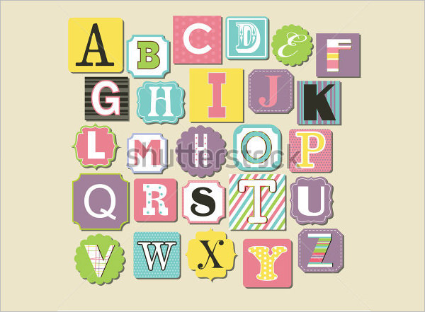 25+ Large Alphabet Letter Templates & Designs