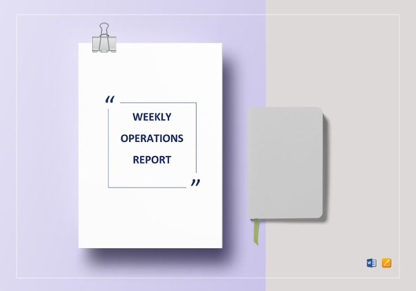 36+ Weekly Activity Report Templates - PDF, DOC