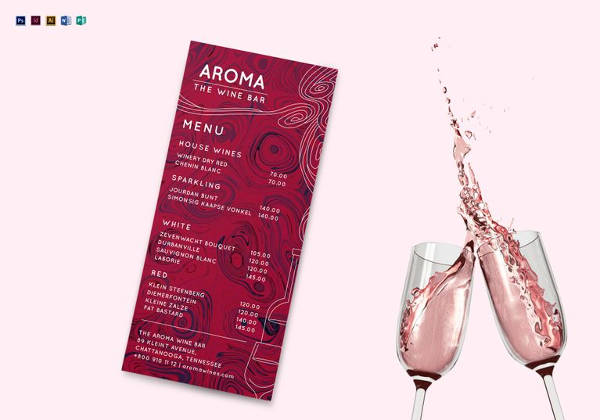 Wine Menu - 31+ Free Templates Download in PSD, EPS Documents