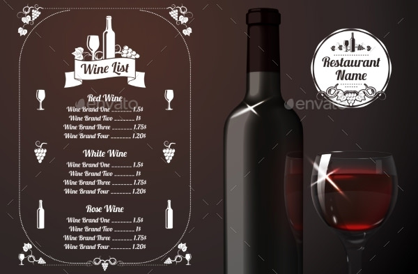 Wine Menu - 31+ Free Templates Download in PSD, EPS Documents
