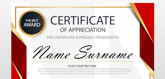 Template For Certificate Of Appreciation In Microsoft Word Creative 