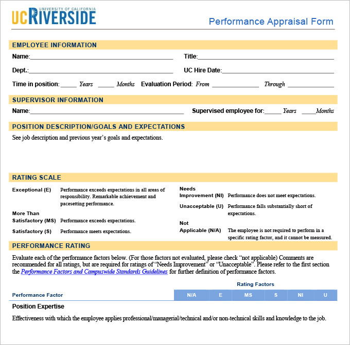 18+ FREE Sample HR Appraisal Forms - PDF, DOC
