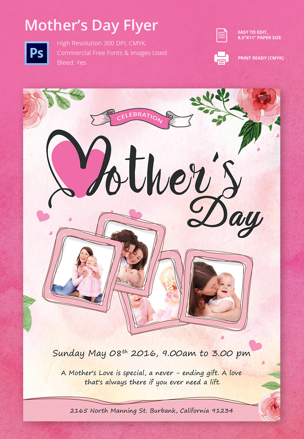 21 Beautiful Mother s Day Flyer Templates PSD Word AI EPS Formats