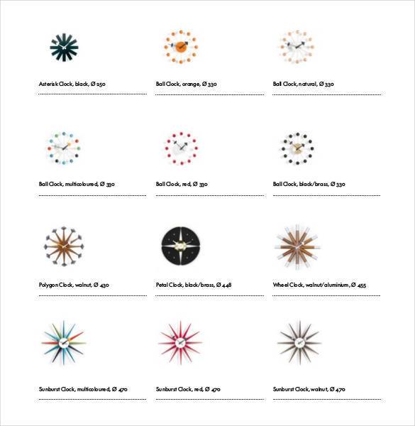 21+ Printable Clock Templates - PDF, DOC