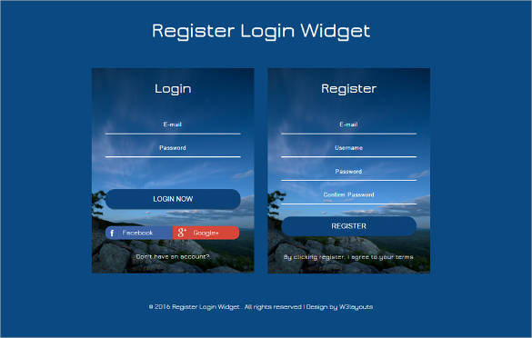 Free 22+ HTML5 Signup & Registration Forms - HTML, CSS