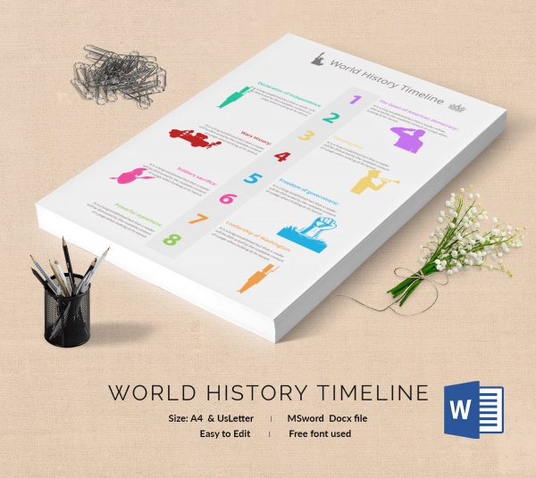 47+ Blank Timeline Templates - PSD, DOC, PDF