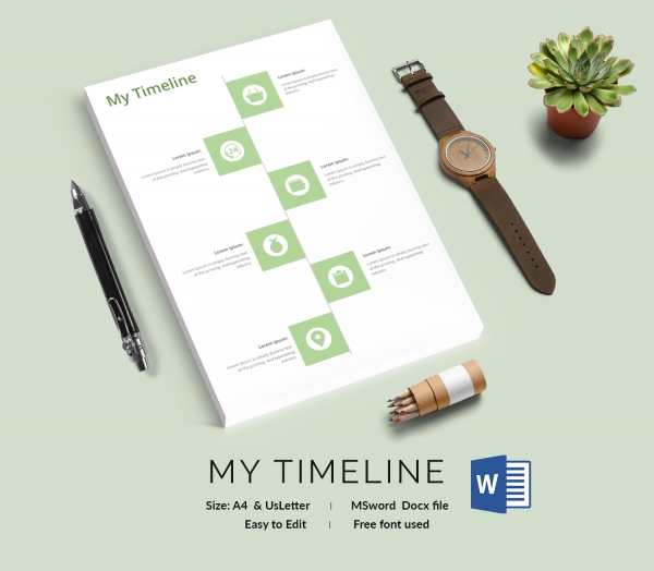 47+ Blank Timeline Templates - PSD, DOC, PDF
