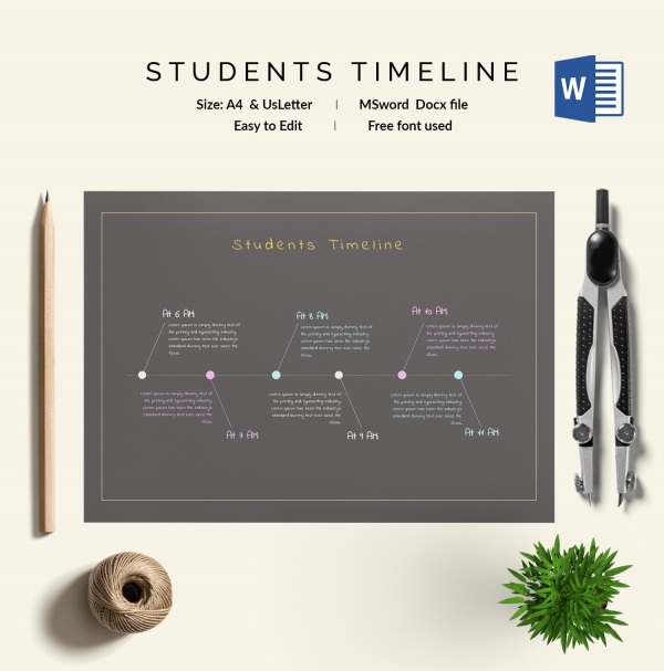 47+ Blank Timeline Templates - PSD, DOC, PDF