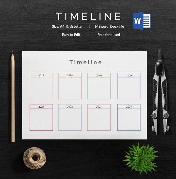 47+ Blank Timeline Templates - PSD, DOC, PDF