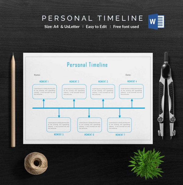 20+ Personal Timeline Templates - DOC, PDF