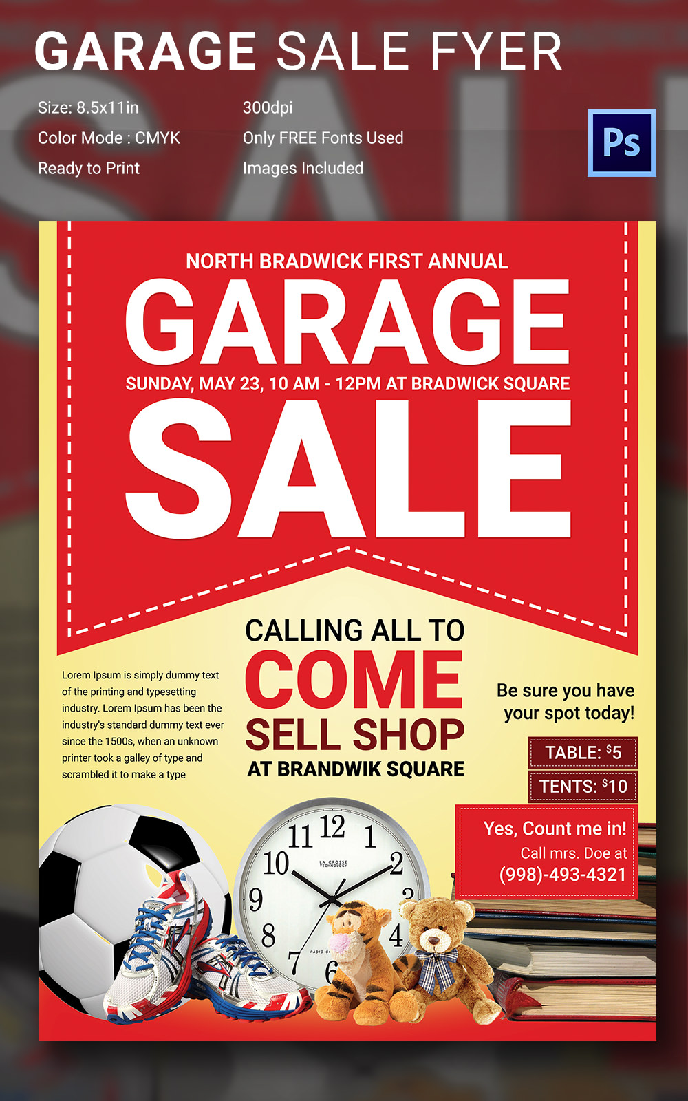 14 Best Yard Sale Flyer Templates PSD Designs Free Premium Templates