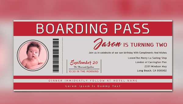 Instant Download DIY Printable Wedding Boarding Pass Luggage Tag 