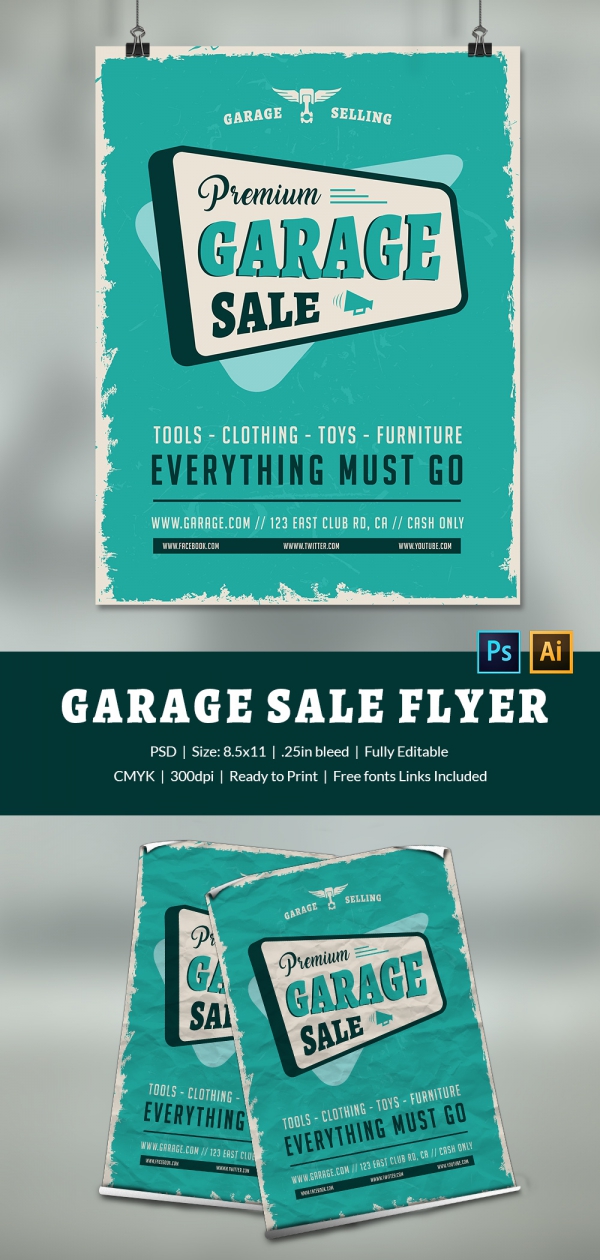 14 Best Yard Sale Flyer Templates PSD Designs Free Premium Templates