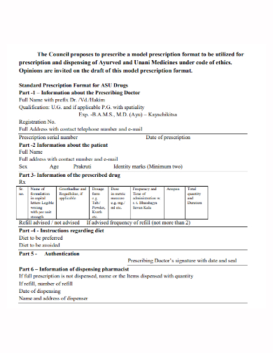 30+ Doctor Prescription Templates - PDF, DOC