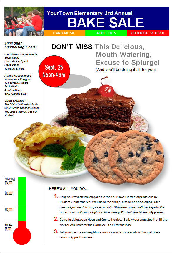Bake Sale Fundraiser Wording Jpablo