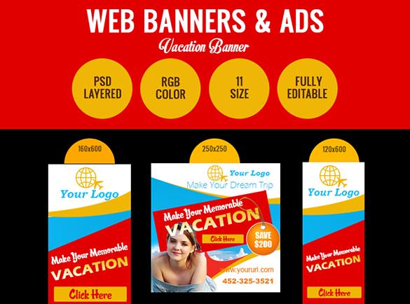Banner Ad Template – 50+ Free PSD Format Download!