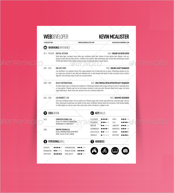 Dentrodabiblia Best One Page Resume