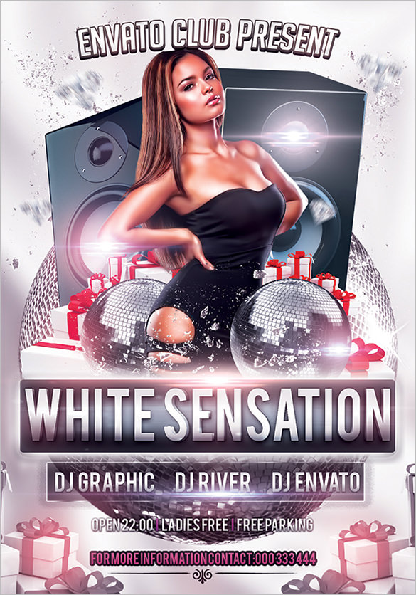 21 Black And White Flyer Templates PSD AI InDesign