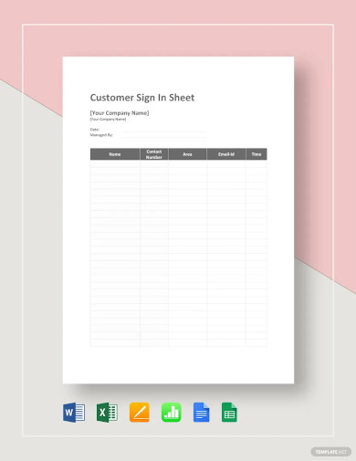91+ Sign In Sheet Templates - DOC, PDF