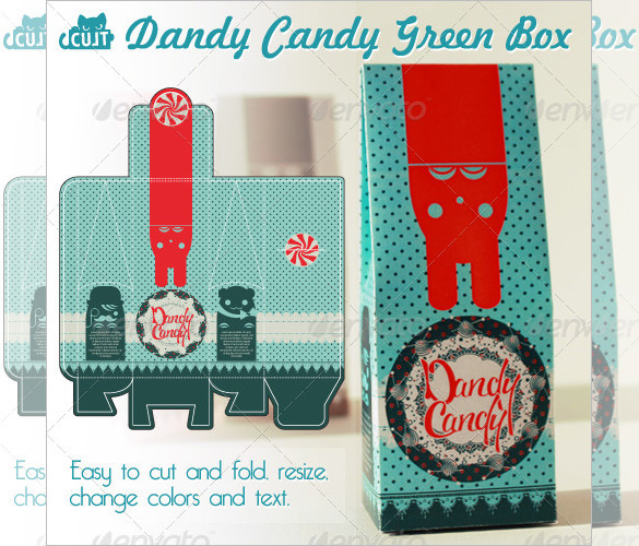 12 Popular Candy Box Templates PSD Designs