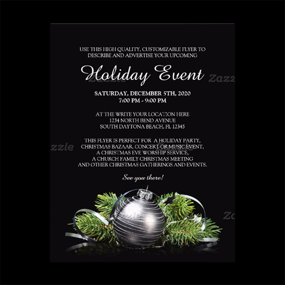 27 Holiday Party Flyer Templates PSD