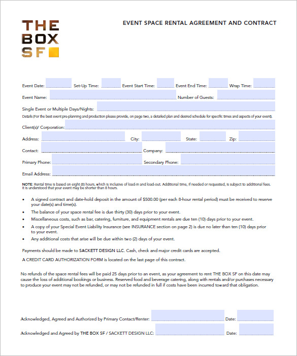 Sample Event Planner Contract Agreement The Document Template