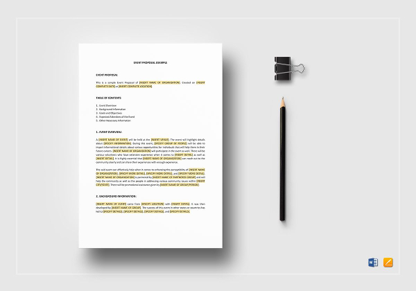 30+ Event Proposal Templates - PDF, DOC