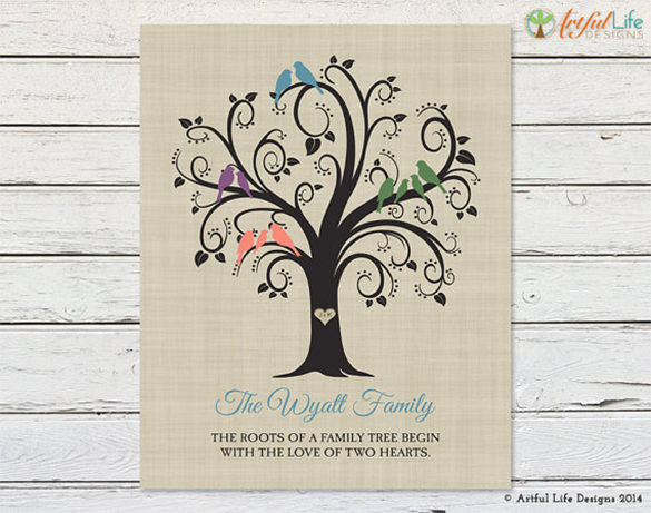 19+ Amazing Family Tree Art Templates & Designs