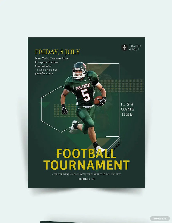 33+ Printable Football Templates