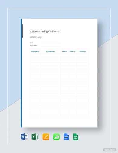 91+ Sign In Sheet Templates - DOC, PDF