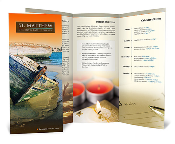16+ Popular Church Brochure Templates - Ai,Psd, Docs, Pages