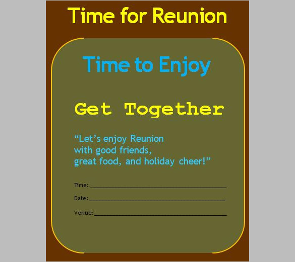 23+ Get Together Invitation Templates- PSD, PDF, Word, Publisher | Free ...