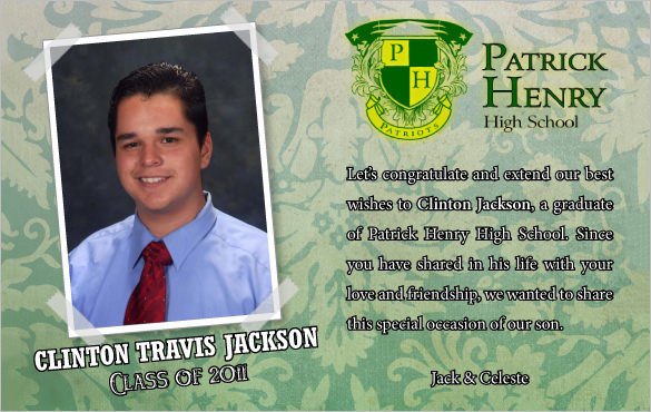 20 Fantastic PSD Graduation Announcement Templates