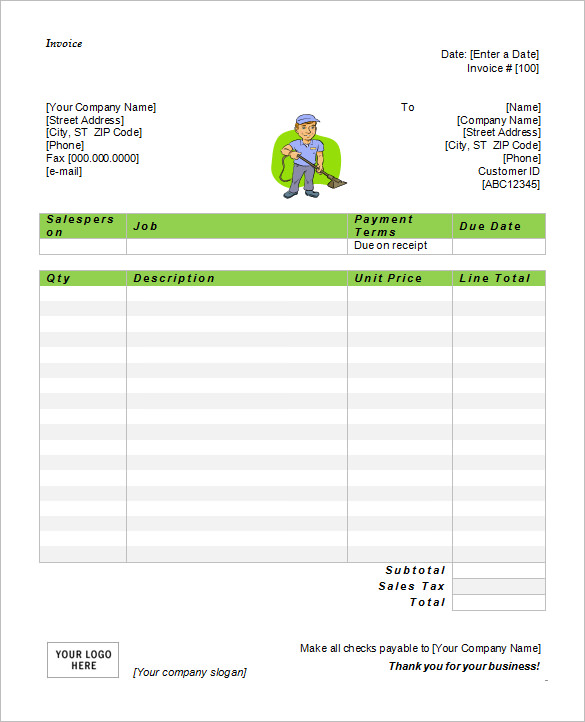 60+ Microsoft Invoice Templates - PDF, DOC, Excel