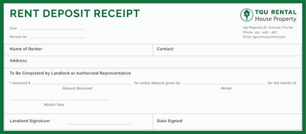 21+ Deposit Receipt Templates - DOC, Excel, PDF