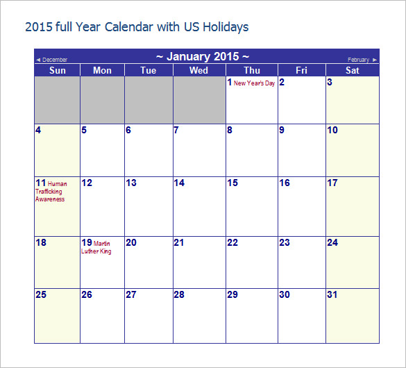 40+ Microsoft Calendar Templates - Free Word, Excel Documents
